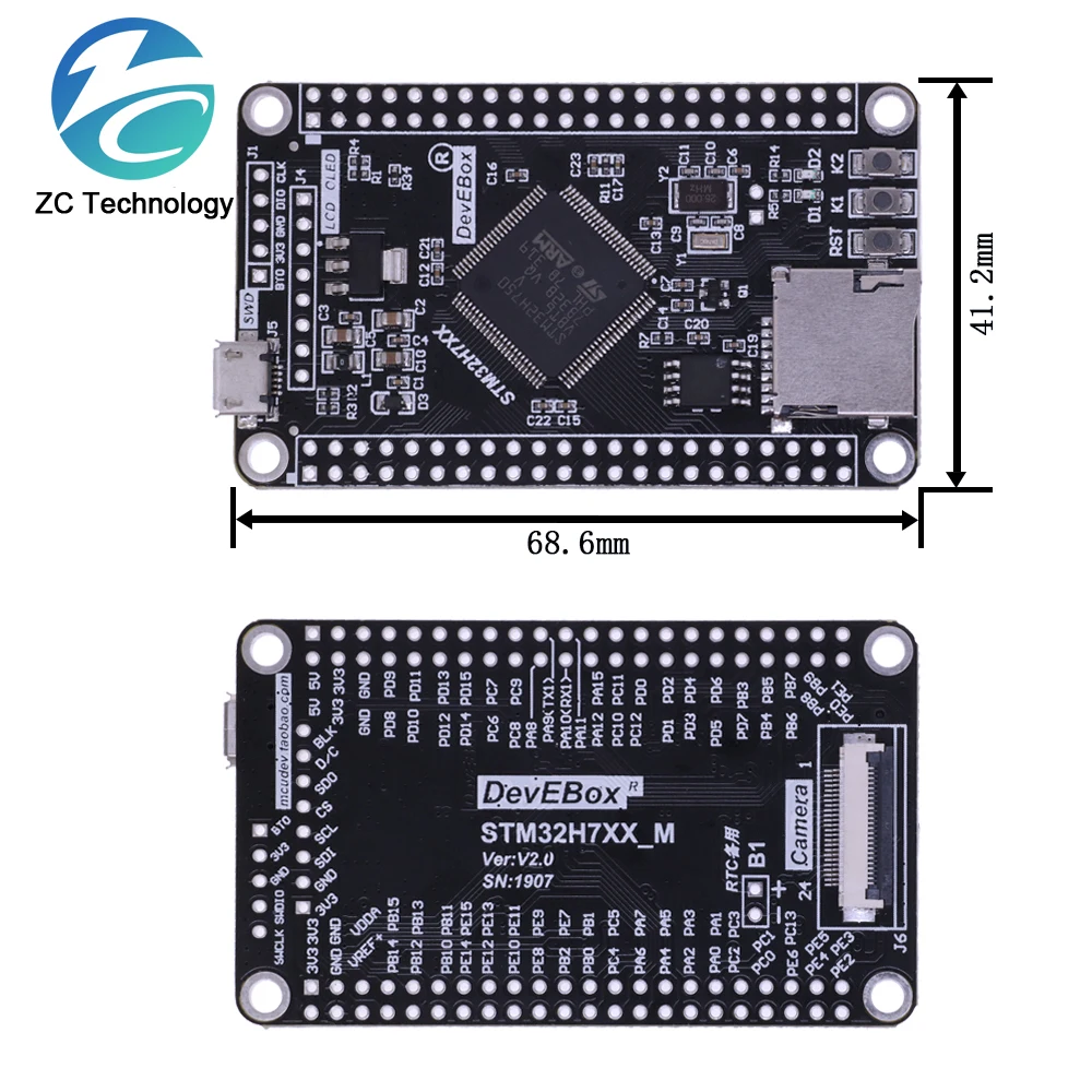 STM32H7 Development Board with TFT Interface - Test et Avis