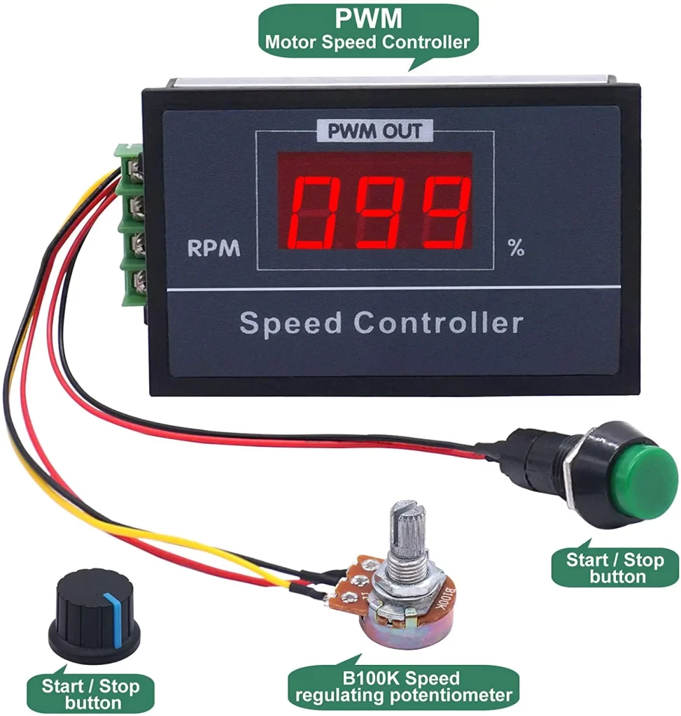Contrôleur vitesse moteur PWM avec affichage LED - Test et Avis