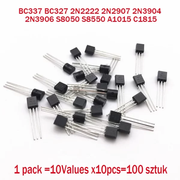 "Kit de 100 pièces de transistors" - Test et Avis