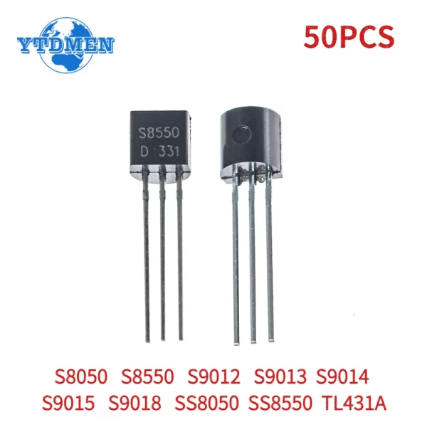 Kit de 50 transistors pour circuits électroniques - Test et Avis
