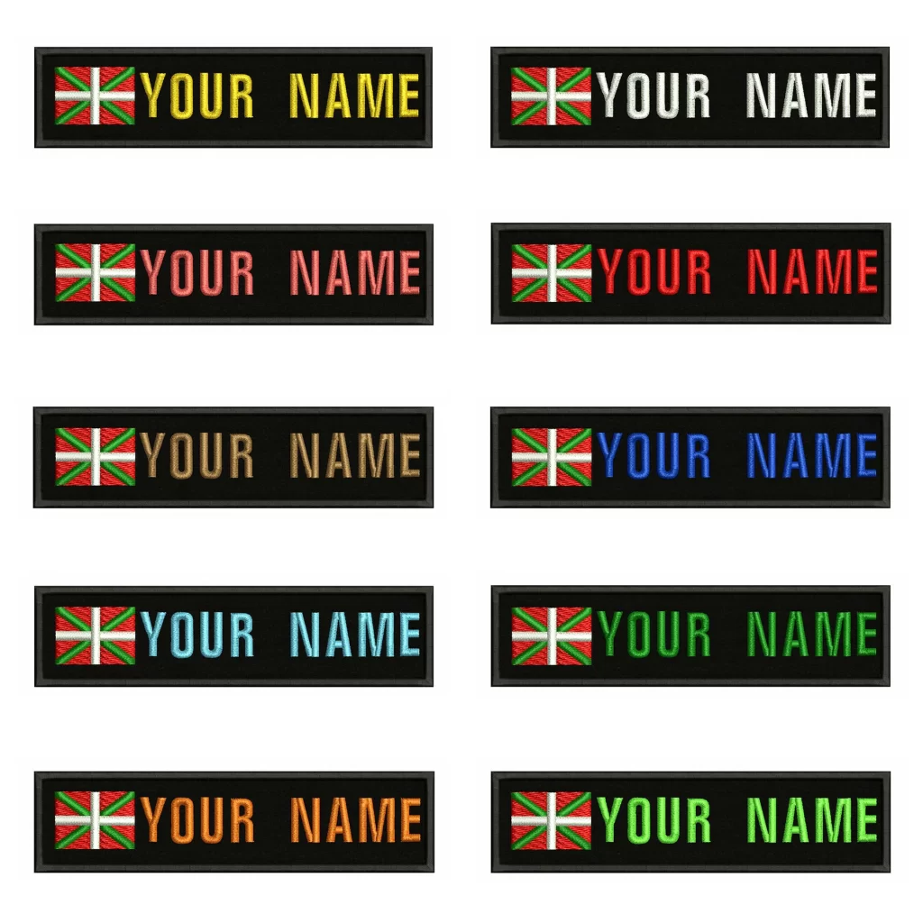 Badge brodé personnalisé au style basque. - Test et Avis