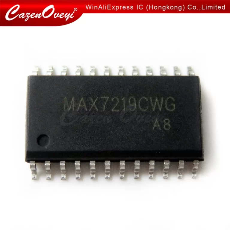Stock de 5 MAX7219EWG MAX7219CWG en SOP-24 - Test et Avis