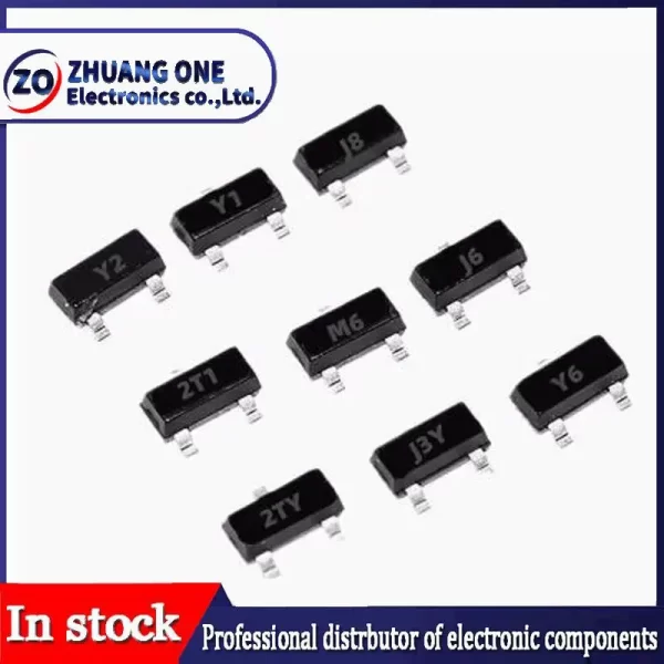 "Transistors SMD SOT23, 50 pièces" - Test et Avis