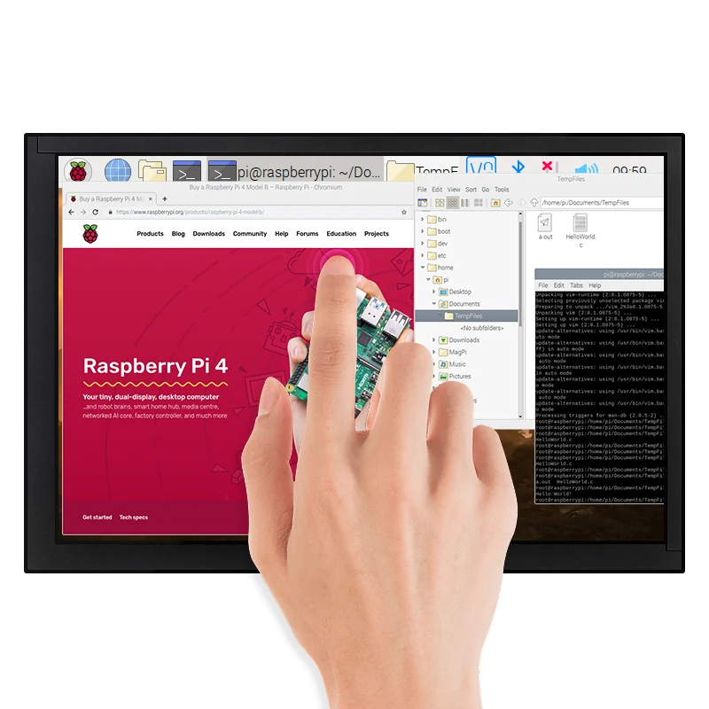 "Raspberry Pi 10.1" IPS Touchscreen LCD - Test et Avis