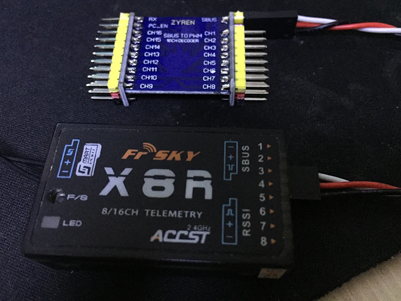 "Conversion SBUS Vers PWM/PPM pour Futaba Frsky Orange" - Test et Avis