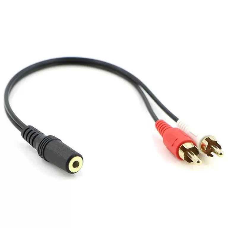 "Câble Audio stéréo 3.5mm mâle-femelle 2-RCA" - Test et Avis