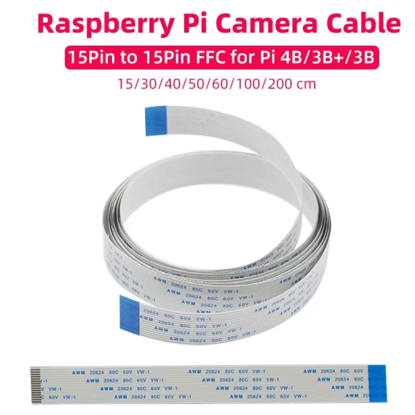 "Câble caméra Raspberry Pi DSI, différentes longueurs" - Test et Avis