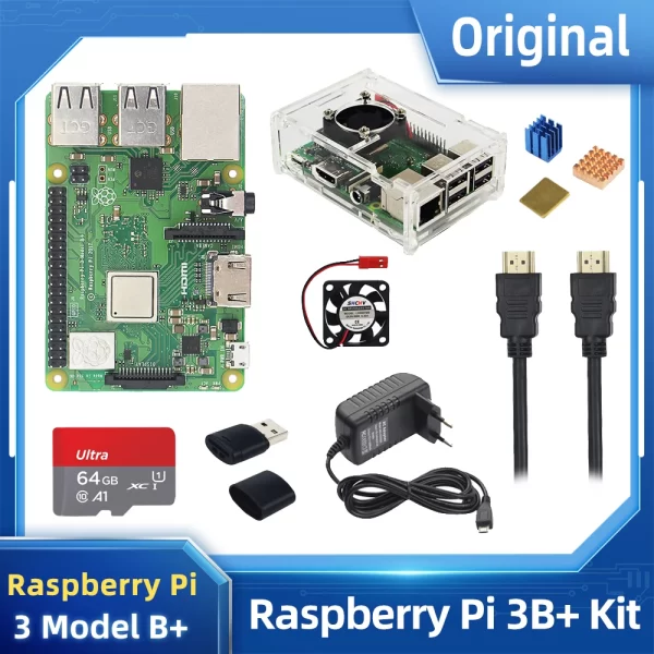 Kit complet Raspberry Pi 3B+ with accessories - Test et Avis