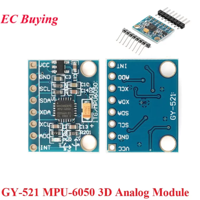 MPU-6050 GY-521 : Capteur gyroscopique et accéléromètre 6DOF - Test et Avis