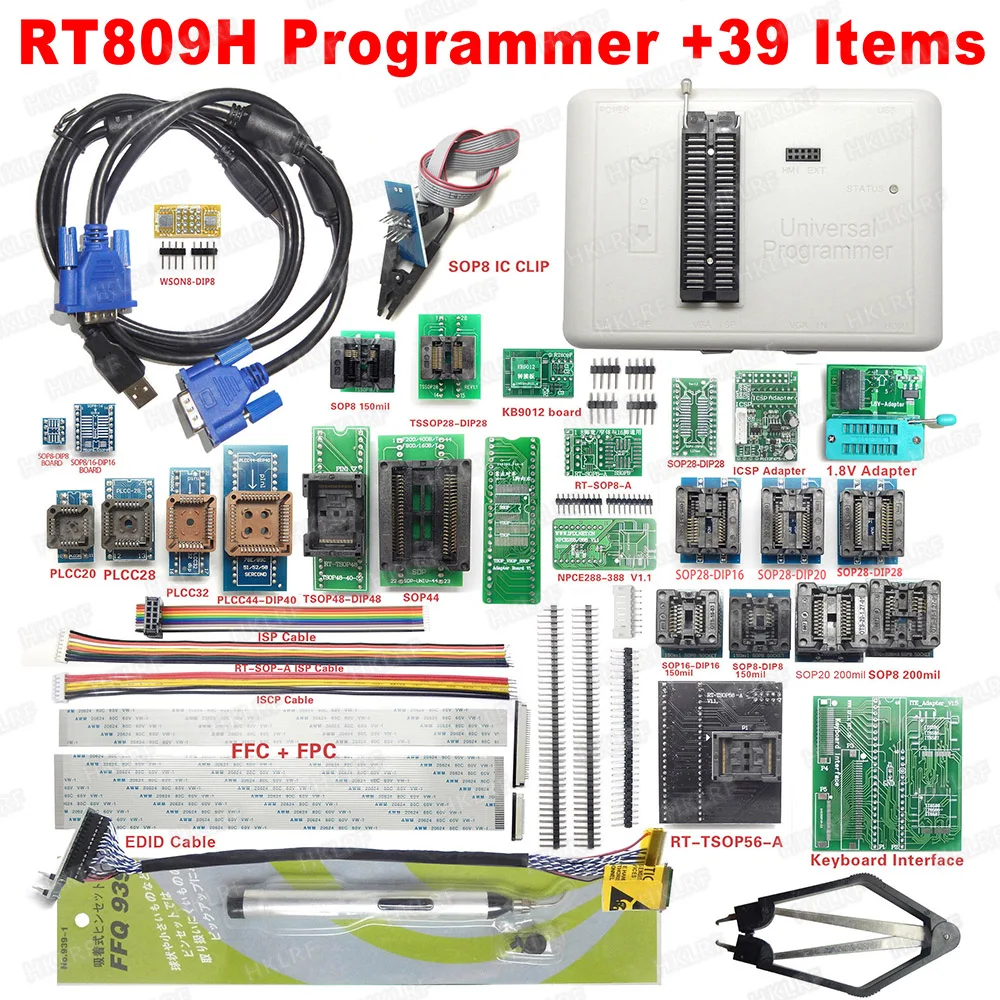 RT809H : Universel Flash Programmer with High-Speed Read and Write ...